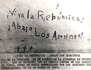 La Masacre de Ponce | Movimiento Ñin Negrón